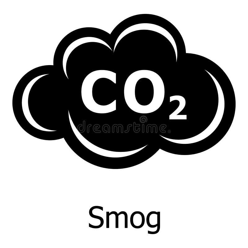 Smog Icon,vector Illustration Stock Vector - Illustration of emissions ...