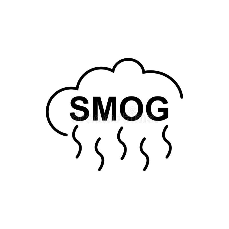 Smog Icon,vector Illustration Stock Vector - Illustration of icon ...
