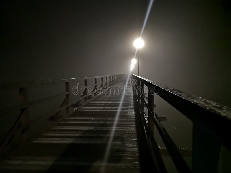 Smog Morning Bridge Light Black Stock Photo - Image of smog, light ...