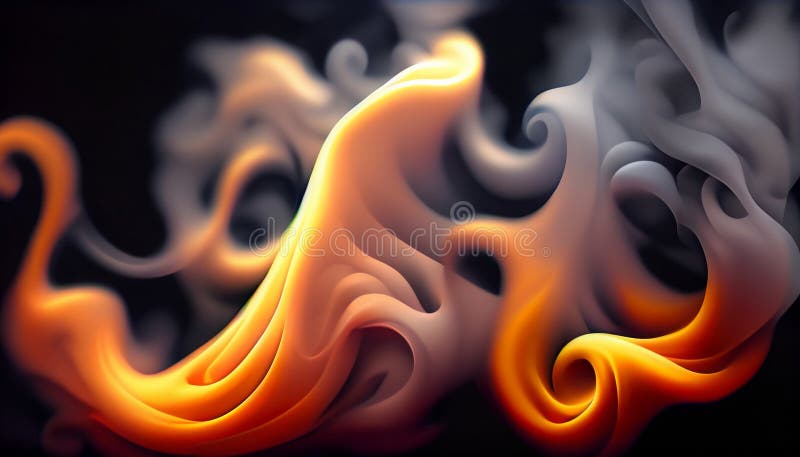 Smok Texture of Trendy Abstract Background. Creative Flowing Dynamic ...