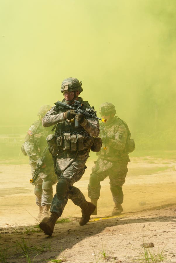 Smoke editorial stock photo. Image of house, military - 17062173