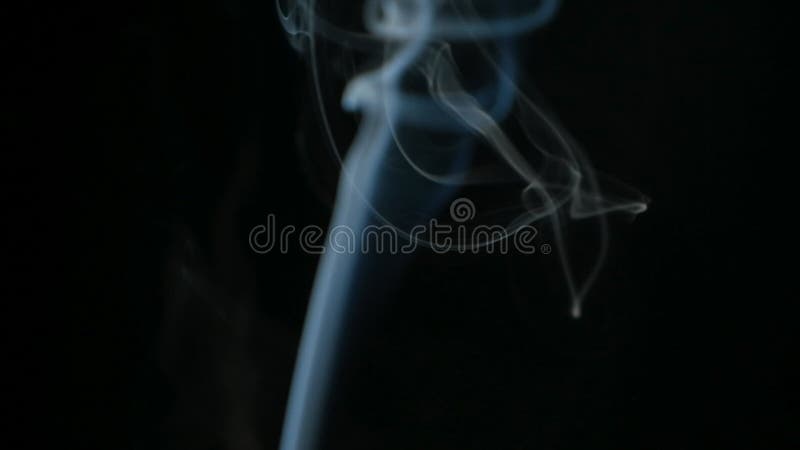 Smoke on a Black Background. Abstract Background of Incense, Patterns ...