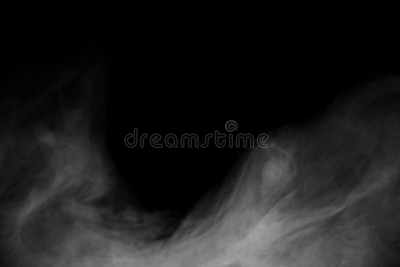 Smoke on a Black Background in the Foreground Stock Photo - Image of ...