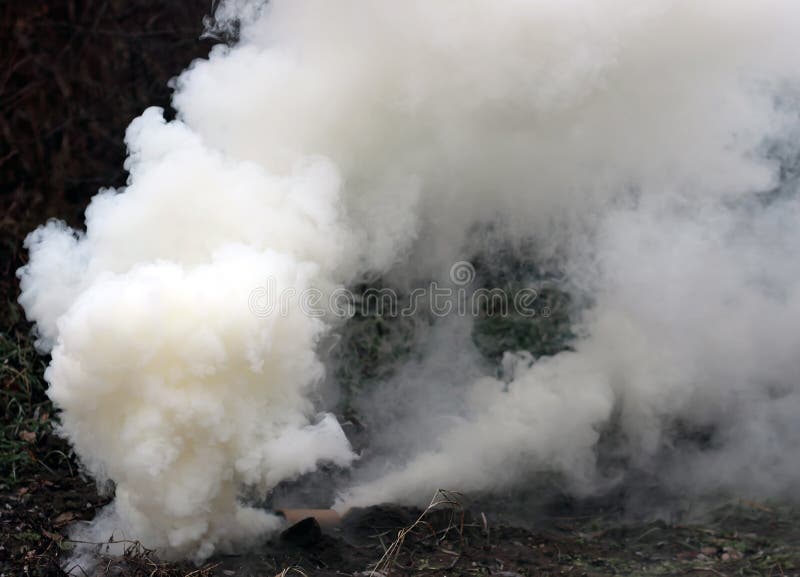 Smoke from bombs stock image. Image of explosion, dynamite - 48374859