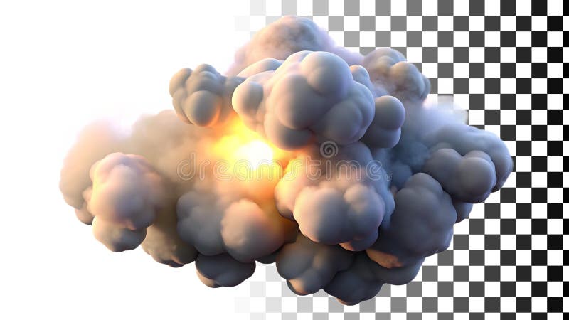 Smoke Cloud, Hazy Effect Element Png Transparent Image Generative AI ...