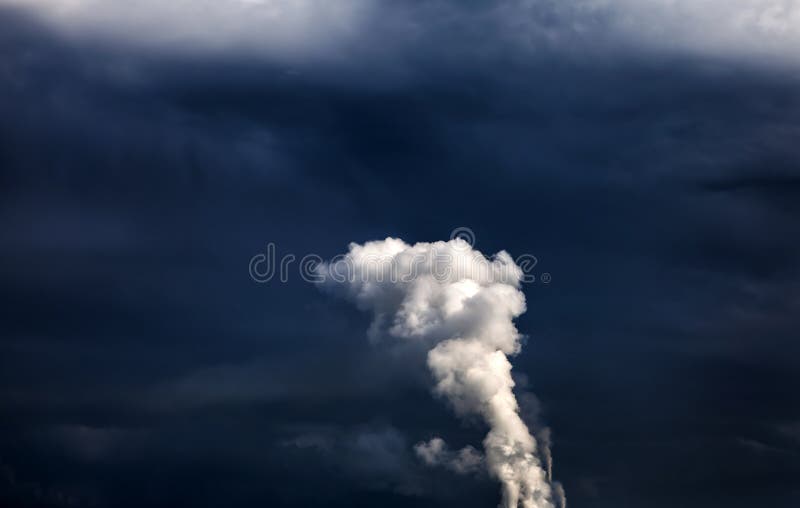 Black Cloud Terrible Explosion Sky Stock Photos - Free & Royalty-Free ...