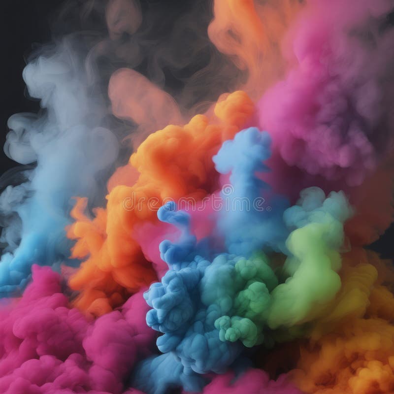 Smoke and Clouds in the Form of a Cloud. Smoke and Clouds in the Form ...