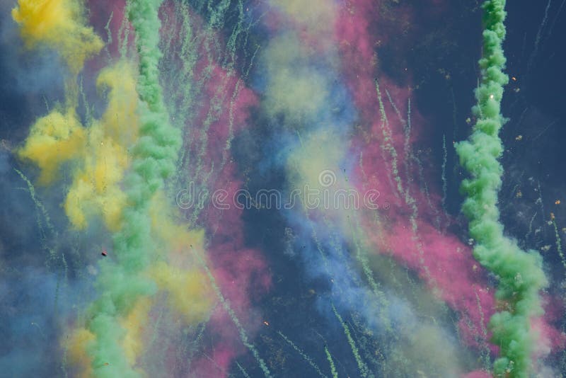 Smoke Colors Fireworks Picture. Image: 8320927