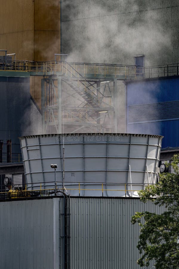 Smoke Coming Out of a Factory Chimney Stock Image - Image of factory ...
