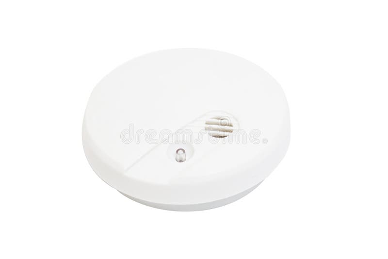 Smoke detector stock photo. Image of isolated, round - 11203064