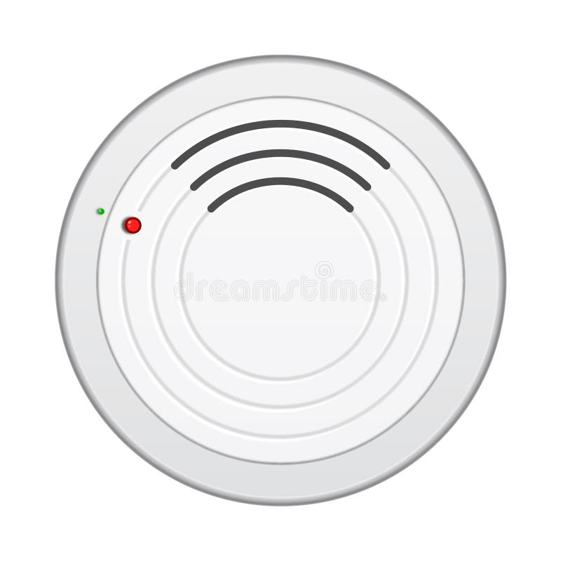 Smoke Detector stock illustration. Illustration of alarm - 9095871