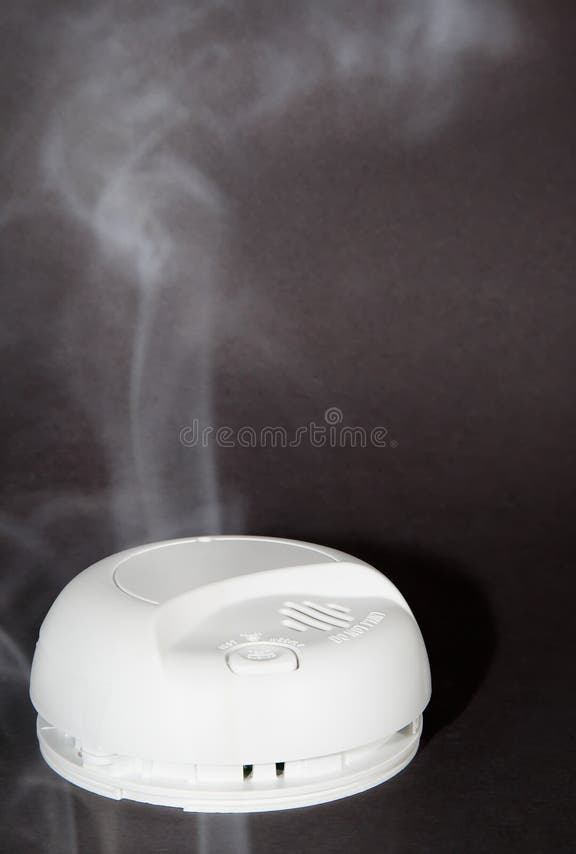 Smoke Detector stock photo. Image of fire, black, burning - 4595458