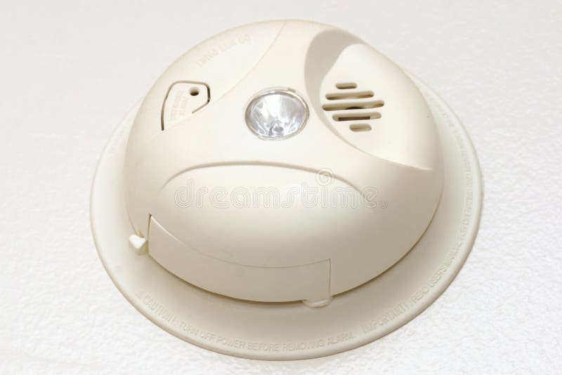 Smoke detector stock image. Image of battery, detector - 5611715