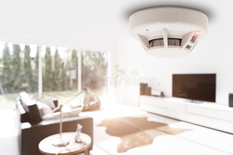 Smoke Detector Fire Alarm Detector Home Safety Device Setup at Home ...