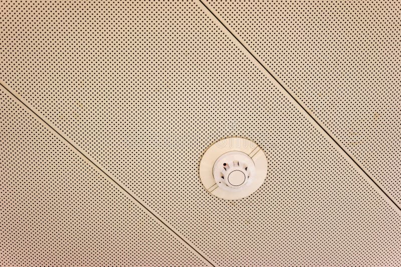 Smoke Detector Fire Alarm System Dotted Ceiling Stock Photos - Free ...
