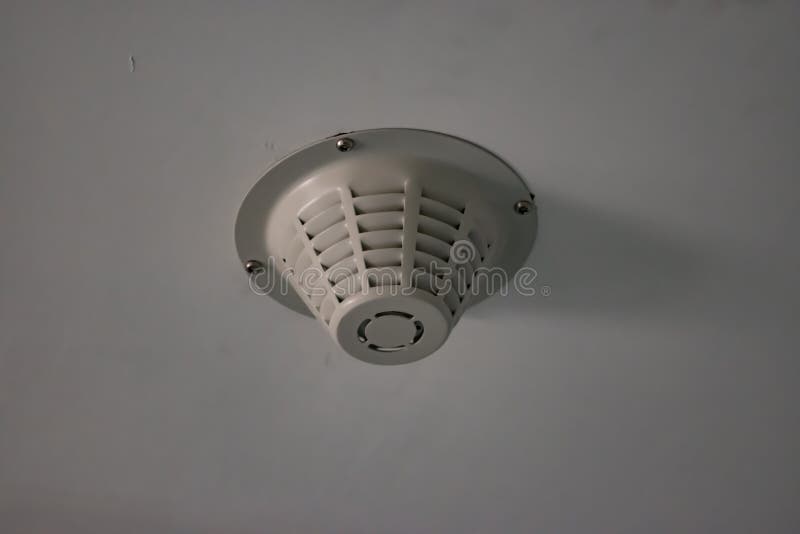 Smoke detector stock photo. Image of detector, safety - 65238232