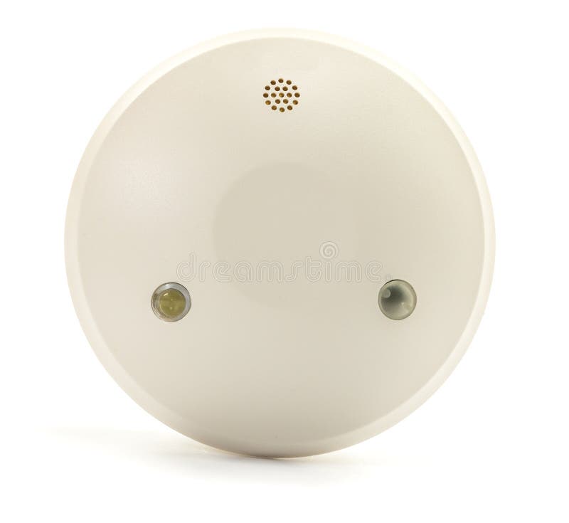 Smoke detector stock image. Image of isolated, sensor - 59217415