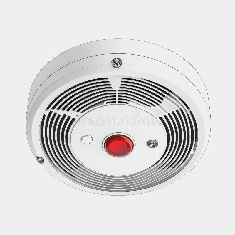 Smoke Detector with Red Light Safety Device for Home Fire Prevention ...