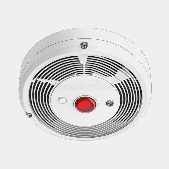 Smoke Detector with Red Light Safety Device for Home Fire Prevention ...