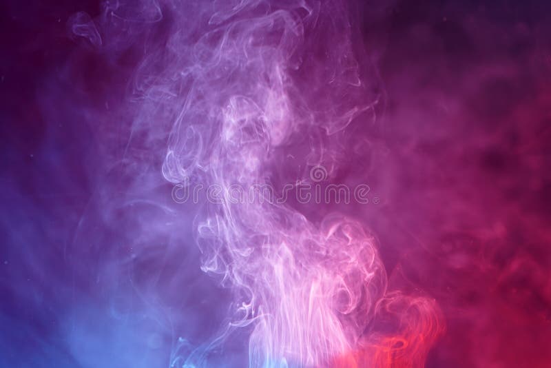 Smoke with Different Colors Photographed in the Studio with Colorful ...