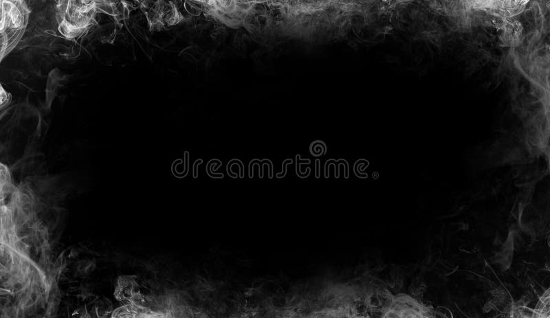 Smoke at the Edges Frame. Effect for Film , Text or Space Stock Photo ...