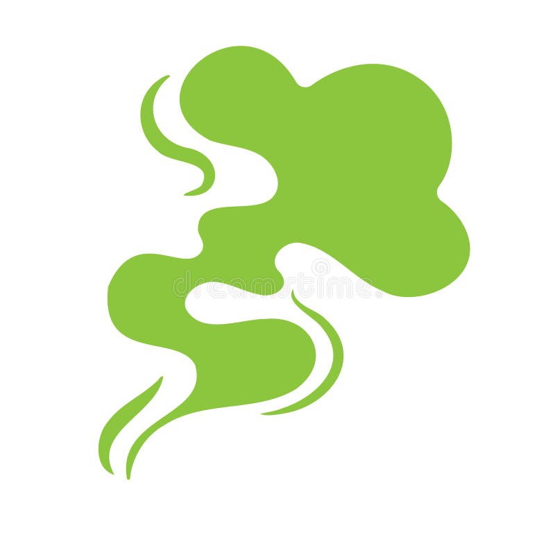 Smoke Effect. Bad Smell and Dust Floating in the Air Stock Vector ...