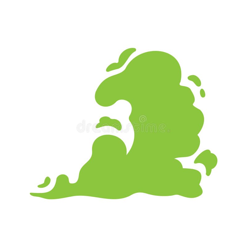 Smoke Effect. Bad Smell and Dust Floating in the Air Stock Vector ...