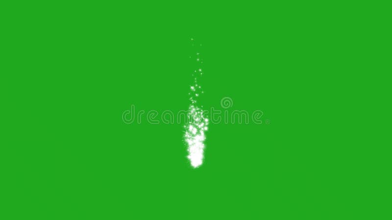 Smoke Effect with Bright Shiny Particles on Green Screen Stock Video ...