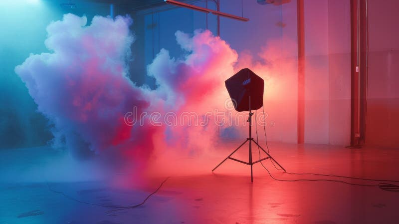 Smoke Effect Colorful Lighting Studio Setting Stock Photos - Free ...