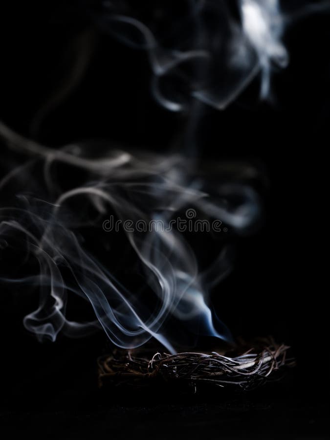 Smoldering Nest stock photo. Image of curve, burn, mist - 118735254