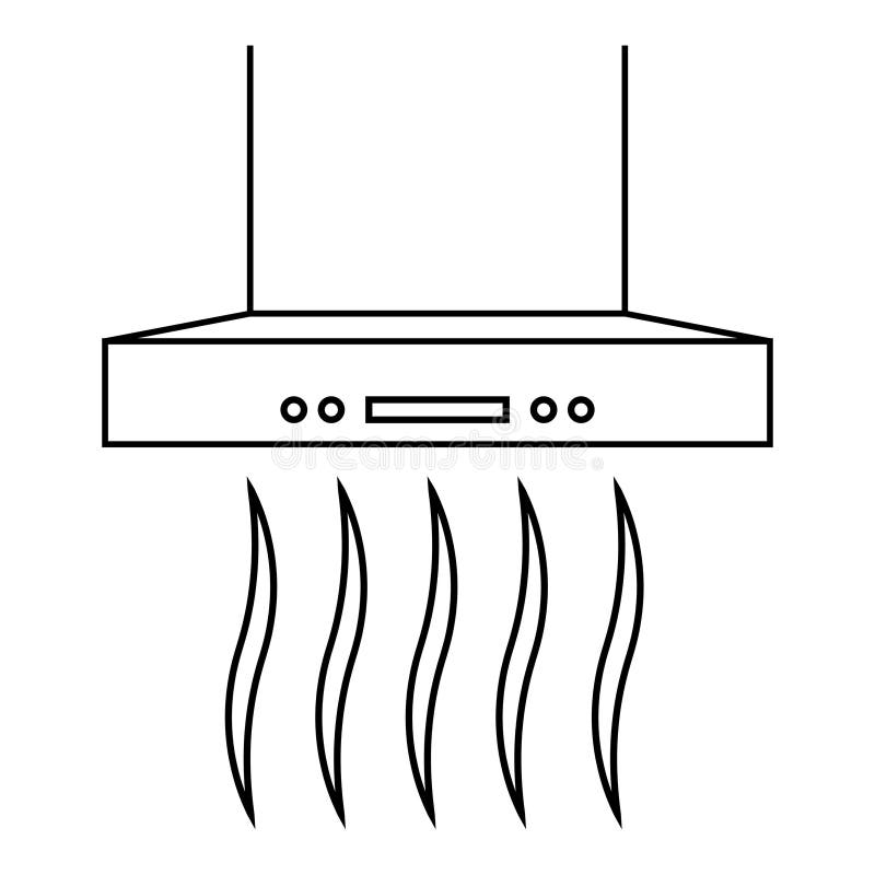 Smoke Extractor Icon Vector Stock Illustration - Illustration of vacuum ...