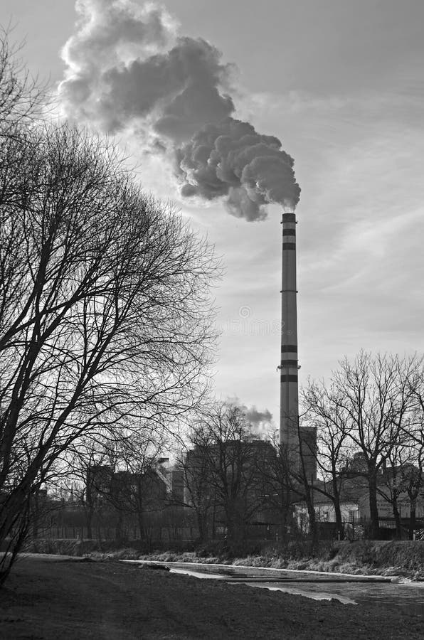 Smoke from factory stock photo. Image of power, fumes - 23888980