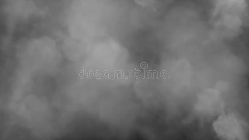 Smoke Fast Realistic Floating Over Space Black Background. Cloud White ...