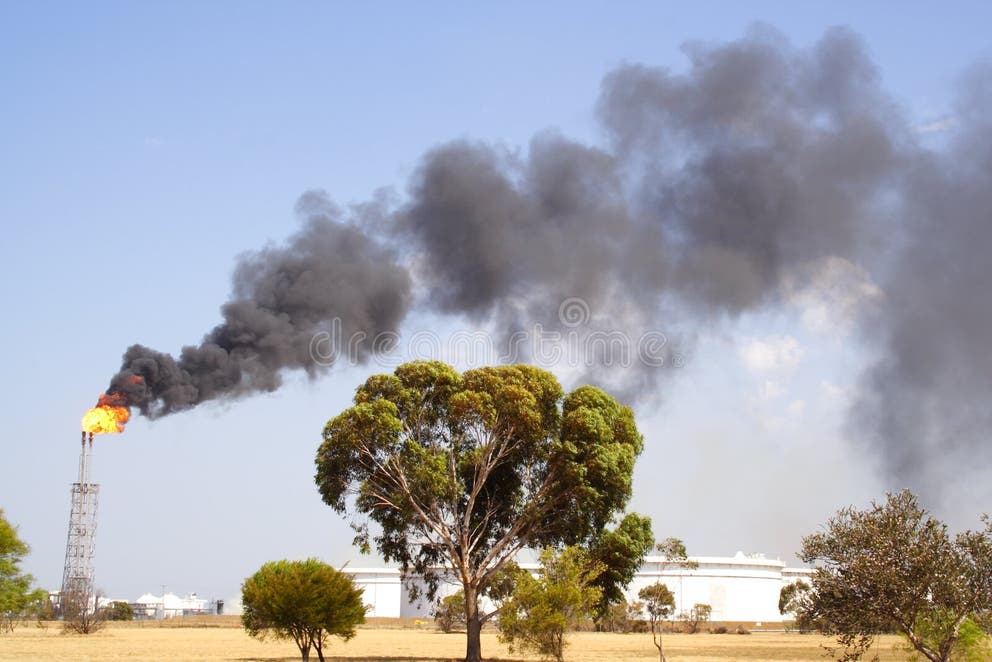Smoke and fire stock photo. Image of flame, chimney, pollution - 1906494