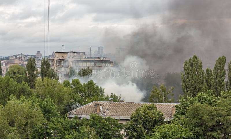 Fire in big city stock image. Image of bombay, bandra - 55464767