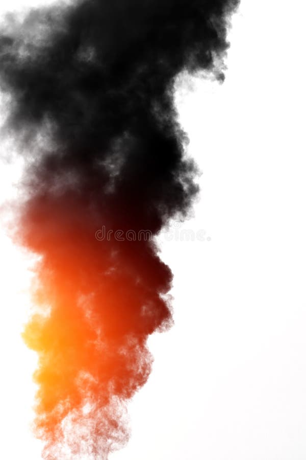 Smoke fire disaster stock photo. Image of destruction - 18800924