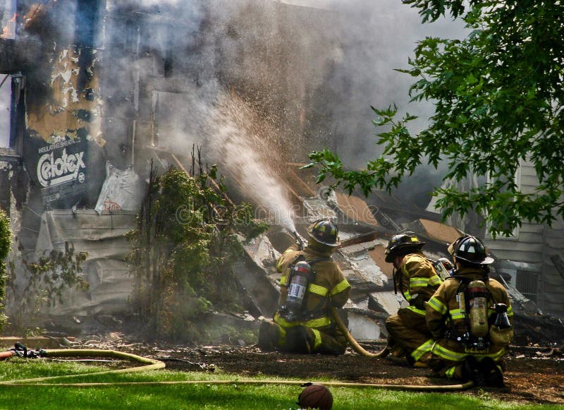 Smoke and Fire editorial photo. Image of surrounded, dangerous - 96432731
