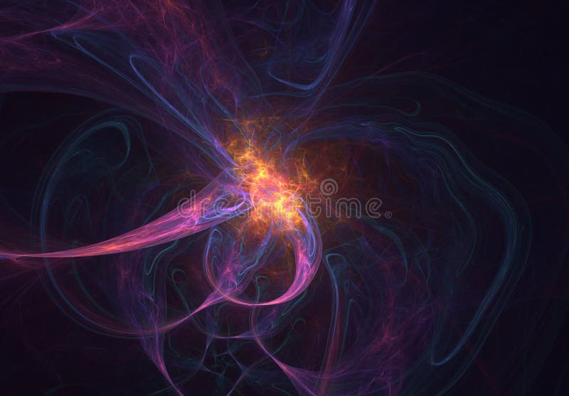 Smoke Flower Abstract Background Stock Illustration - Illustration of ...
