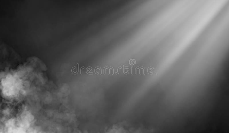 Abstract Smoke with Light Effect. Lighting Spotlighting Texture ...
