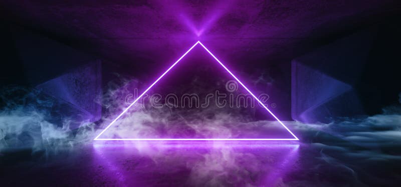 Smoke Fog Neon Glowing Psychedelic Vibrant Cosmic Ultraviolet