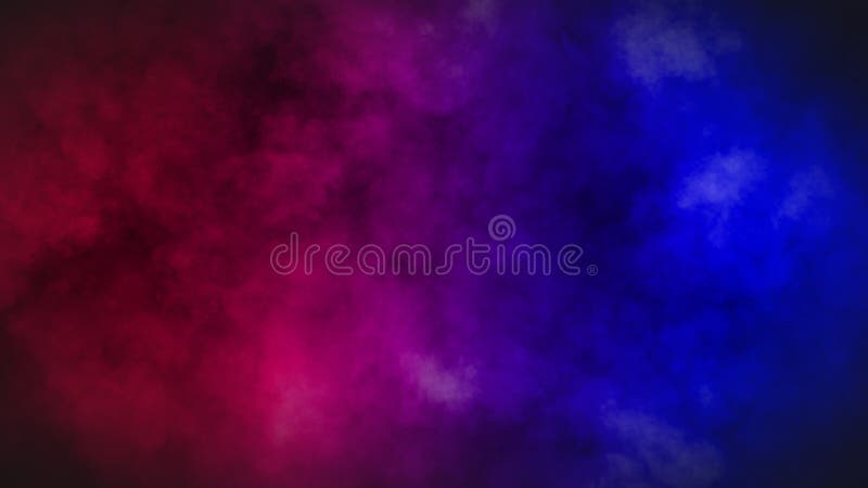 Smoke or Fog with Red and Blue Fill Lights Background Stock ...