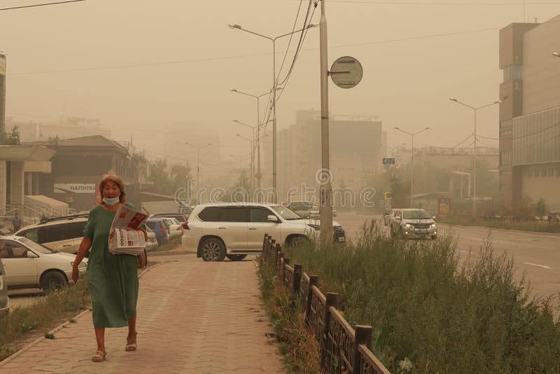 Smoke from a Forest Fire Rising Over Icmeler Suburb of Marmaris Resort ...