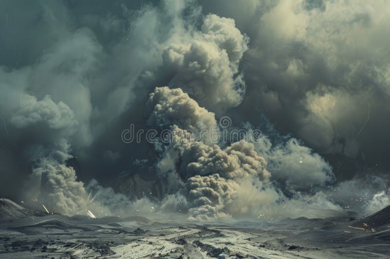 Smoke forming clouds stock image. Image of mist, abstract - 311145493