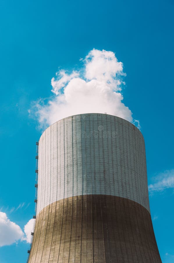 Smoke from furnace stock image. Image of sunny, steaming - 64826909