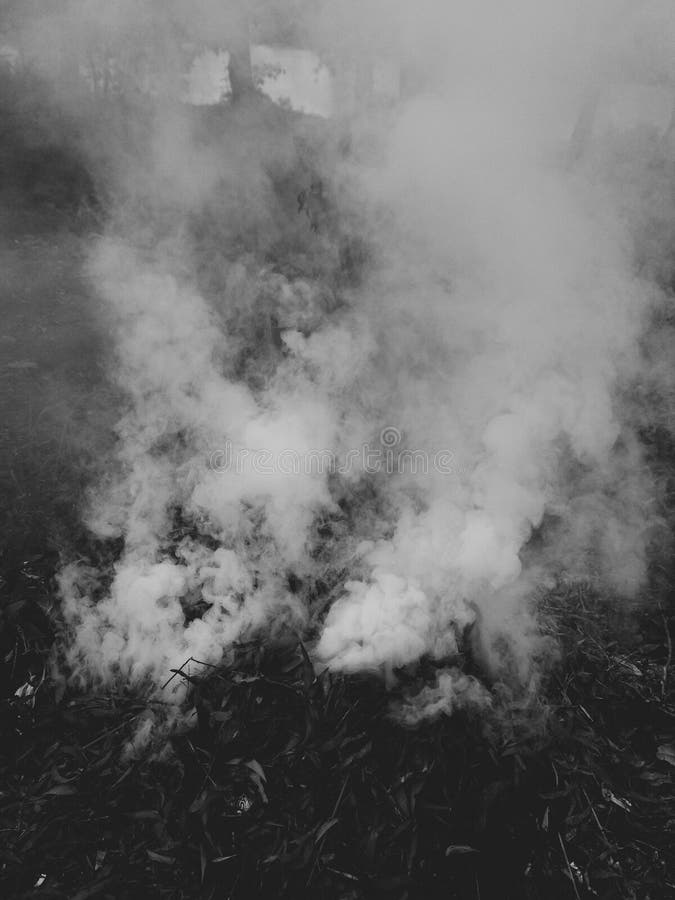 Smoke stock image. Image of smoke, garbage, burned, dark - 107050997