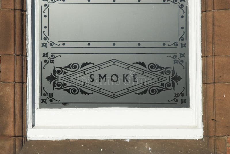 Smoke Glass WIndow stock image. Image of smoked, public - 22974771
