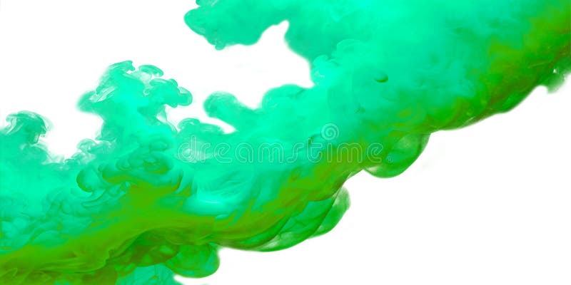 Smoke Green without Background, Jets of Smoke. Easy To Change for ...