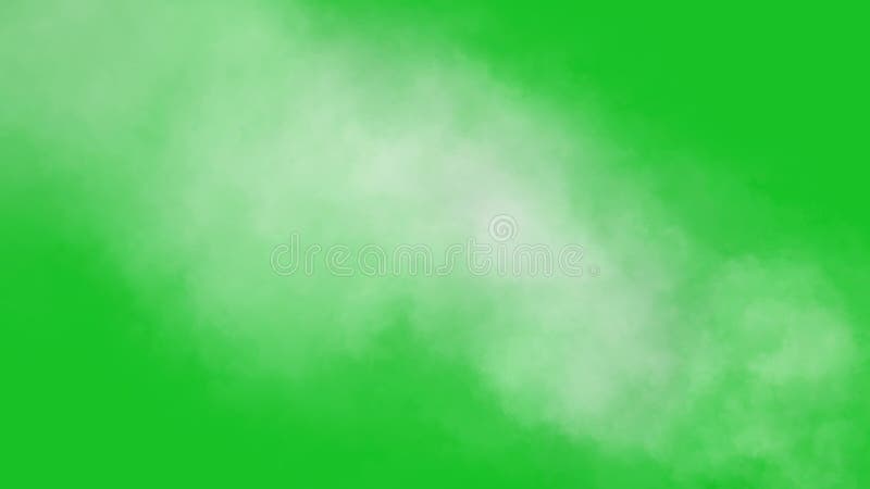 Smoke on Green Screen Background Motion Graphic Effect. Stock Footage ...