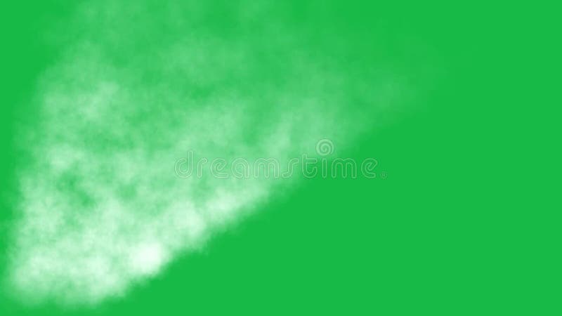 Smoke Motion Graphics on Green Screen Background. Stock Footage - Video ...