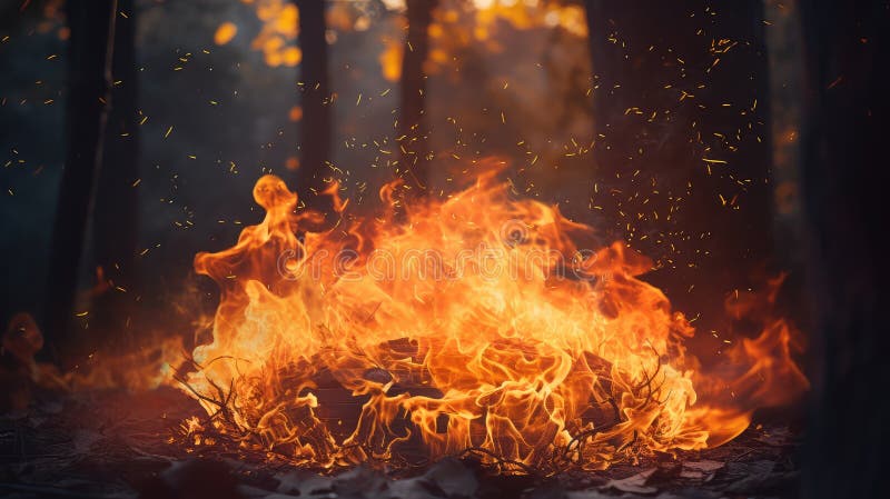 Smoke hot fire stock illustration. Illustration of smoke - 336061405